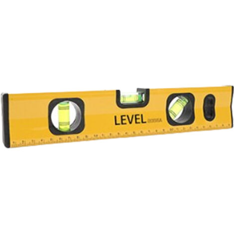 Strong magnetic solid level measuring tool 300mm Yellow