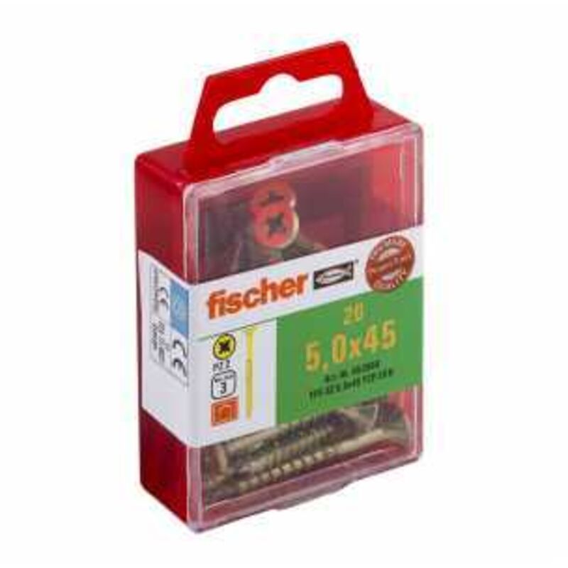fischer Power-Fast 5,0x45 Senkk. gevz TG PZ