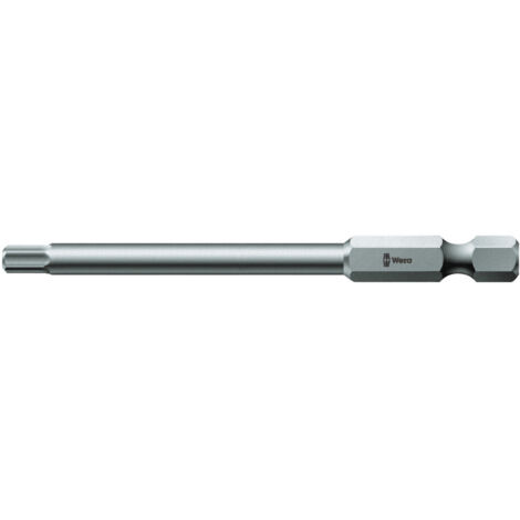 Wera 840/4 Z Sechskant-Bits Hex-Plus BO, SW (metrisch) 2,5 mm, Länge 89 mm