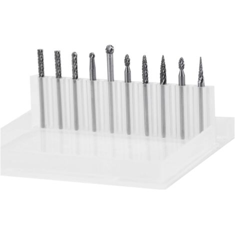 STIER HM Frässtifte-Set 10-tlg. 3 mm Schaft