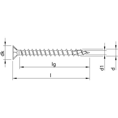 HECO-TOPIX-plus 3,5 x 25, Senkkopf, HECO-Drive, VVG, A3L 60233 1000 Stk
