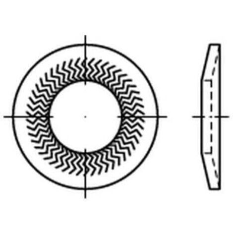 ART 88124 TECKENTRUP-Sperrkantscheiben A 4 SKM 16 A 4 S 200 Stk