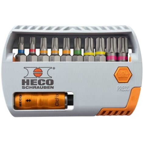 HECO-Bit-Selector, HECO-Drive, mit Farbkodierung 11-tlg.