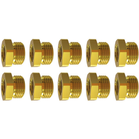 Riegler Reduziernippel-Set, 3/8 - 1/4 Zoll, 10-teilig 10 Stk