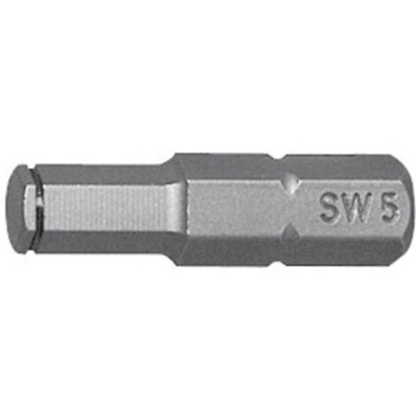 Wiha Standard-Bit, Sechskant, Form C 6,3 (7013R Z) SW 5,0 mm L. 25 mm