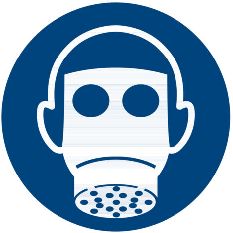 Gebotszeichen Atemschutz benutzen, Typ: 03050