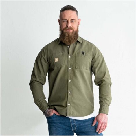 STIER Heavy Work Shirt Canvas bci cotton M Olive
