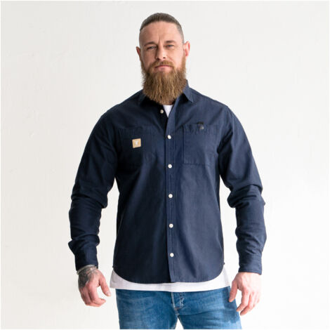 STIER Heavy Work Shirt Canvas bci cotton XXL Navy
