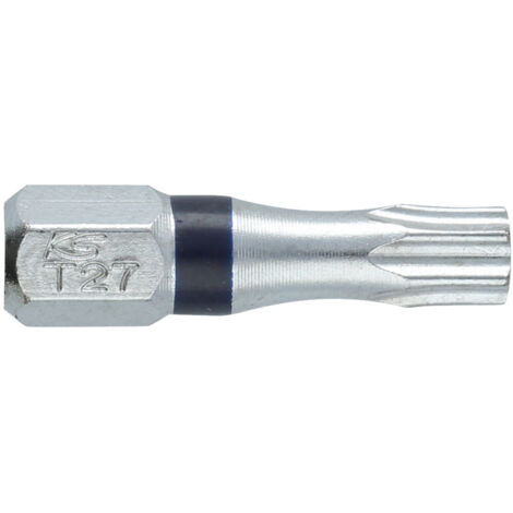 KS Tools 1/4" TORSIONpower Bit TX, 25mm, TB27, mit Bohrung