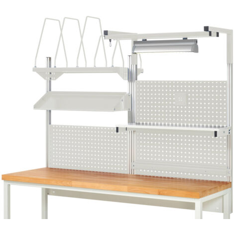 Rau System-Aufbau Komplettset 06, für Produktbreite 2000 mm, RAL7035 ...