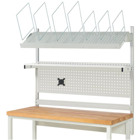 Rau System-Aufbau Komplettset 03, für Produktbreite 1500 mm, RAL7035 ...