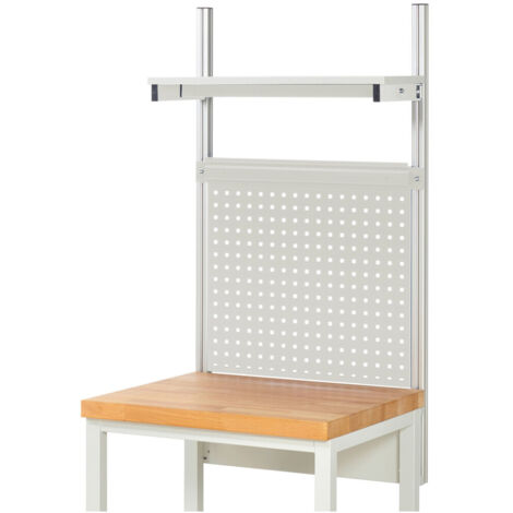 Rau System-Aufbau Komplettset 01, für Produktbreite 750 mm, RAL7035/RAL7035