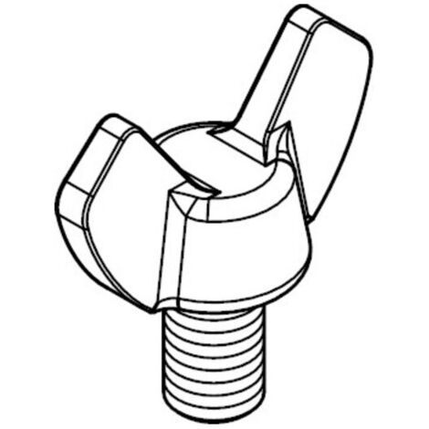 DIN 316 Flügelschraube, Edelstahl A2 M6x10 HP 25 Stk