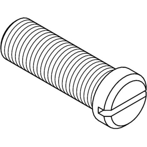 DIN 920 Flachkopfschraube mit Schlitz, kleiner Kopf, 5.8 M3x3 HP 100 Stk