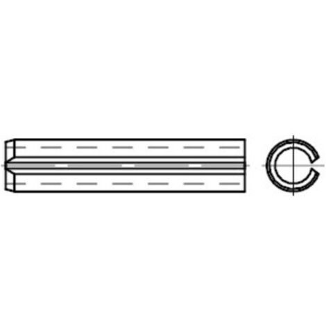 DIN 7346 Spannstift (Spannhülse), leichte Ausführung, FST 6x24 HP 100 Stk