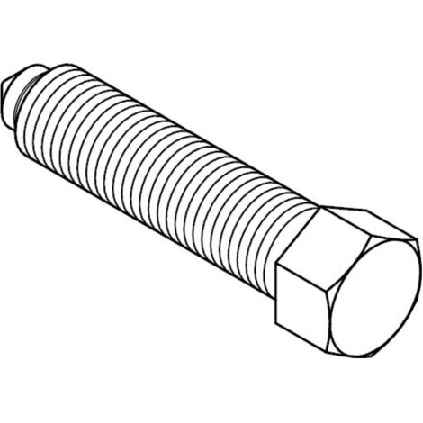 DIN 564 Sechskantschraube, Gewinde bis Kopf, 8.8 B M8x16 HP 100 Stk