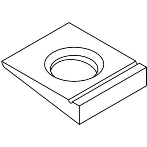 DIN 6917 Scheibe vierkant, C45 tZn ÜH -P- 17 HP