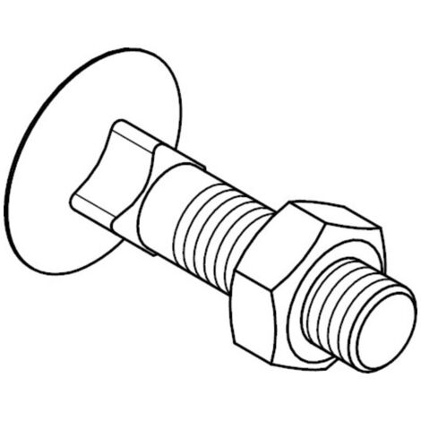 DIN 605 Mu ST M10x50 HP 100 Stk