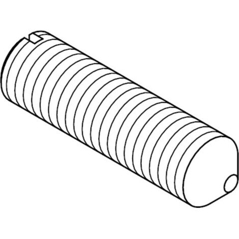 ISO 7434 Gewindestift mit Spitze und Schlitz, Edelstahl A1 M6x6 HP 25 Stk