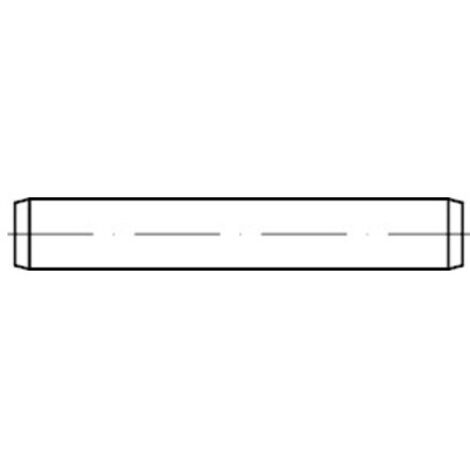 ISO 2338 Zylinderstift Toleranzfeld m6, Edelstahl A1 2 m6x5 HP 500 Stk