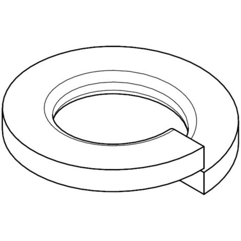 DIN 128 Federring, Edelstahl A4 A 4 HP 1000 Stk