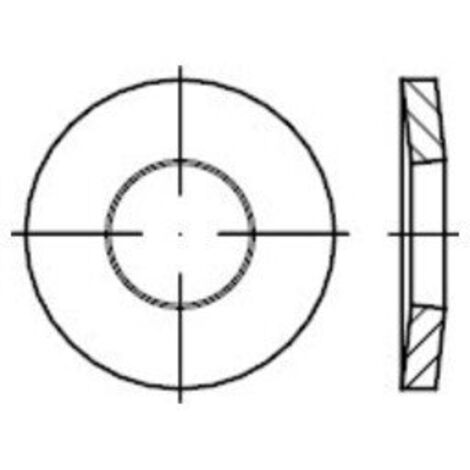 DIN 6796 Spannscheibe für Schraubverbindungen, Edelstahl A2 12 HP 250 Stk