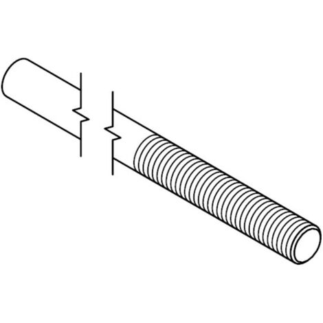 DIN 525 Anschweißende mit Sechskantmutter, 3.6 M8x140/40 HP 100 Stk