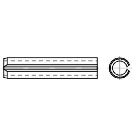 DIN 1481 Spannstift (Spannhülse), schwere Ausführung, FST 20x130 HP 10 Stk