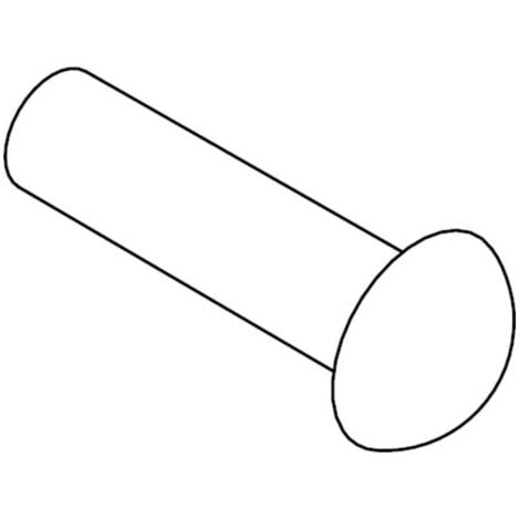 DIN 660 Halbrundniete, ST 8x10 HP 250 Stk