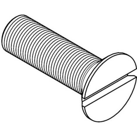 DIN 963 Senkschraube mit Schlitz, Edelstahl A2 M6x45 KP 100 Stk