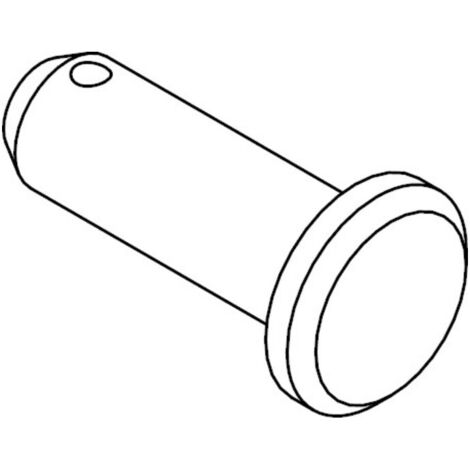 DIN 1444 Splint-Bolzen mit Kopf, ST galZn h11 B 16x60x54 HP 10 Stk