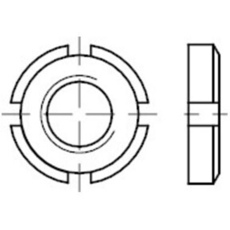 DIN 981 Nutmutter, 14H KM22 M110x2 HP