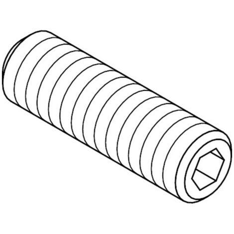 ISO 4026 Gewindestift mit Kegelkuppe und Innensechskant, 45H M8x35 HP ...