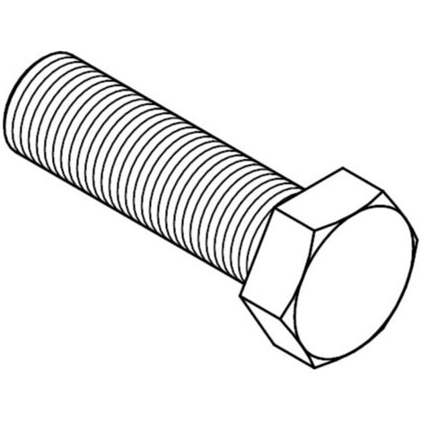 DIN 933 Sechskantschraube, Gewinde bis Kopf, 10.9 M10x100 HP 100 Stk