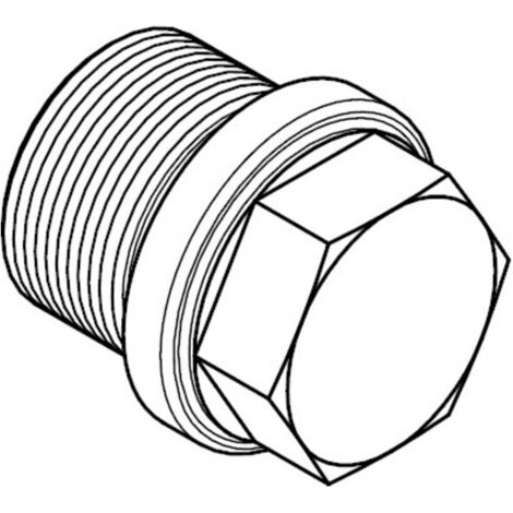DIN 910 Verschlussschraube mit Bund, Außensechskant, schwer, zylindrisches FEIN-Gewinde, ST ...