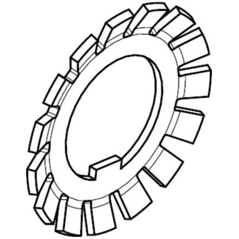 DIN 5406 Sicherungsblech für Nutmuttern nach DIN 981, ST MB16/ M80x2 HP 10 Stk