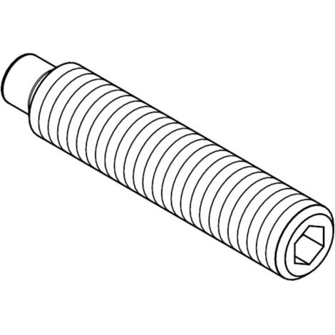 DIN 915 Gewindestift mit Zapfen und Innensechskant, Edelstahl A4 M16x40 ...