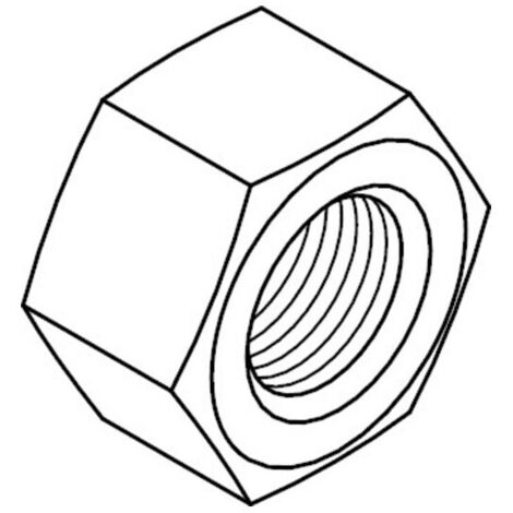 ISO 4032 Sechskantmutter, ISO-Schlüsselweiten, 12 M30 HP 10 Stk