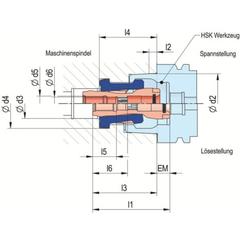 RÖHM Spannsatz KP HSK- A50/B63 HIGHS