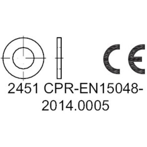ISO 7089 Unterlegscheibe Form A ohne Fase, ST 200HV galZn DiSP 10 HP ...