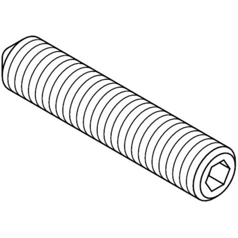 ISO 4027 Gewindestift mit Spitze und Innensechskant, Edelstahl A1/A2 ...