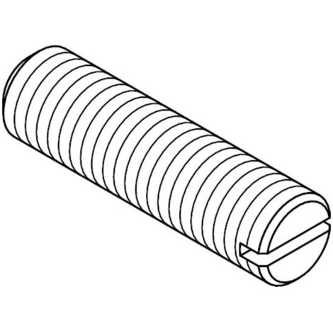 ISO 4766 Gewindestift mit Kegelkuppe und Schlitz, Edelstahl A4 M3x6 HP ...