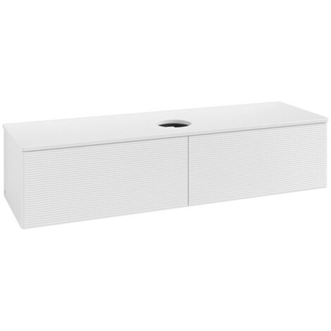 V&B Waschtischunterschrank mit Frontstruktur -Beleuchtung Antao ...