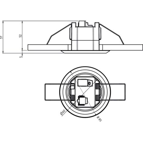 Theben Bewegungsmelder FLAT PRÄSENZMELDER 360 DEB 4 K (THERONDA S360 KNX)