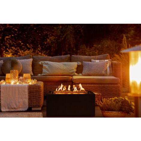 Planika Rio - Brasero extérieur à gaz, 7-10 kW de chaleur - Brasero ...