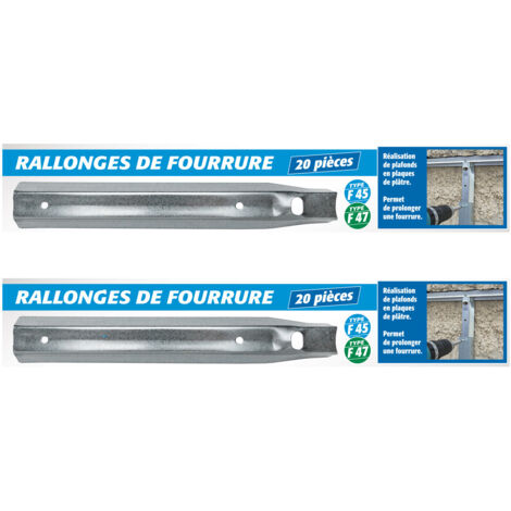 Rallonges de Fourrure Universelle Semin F45/F47, 30 cm, Boîte de 20 ...