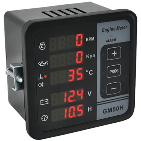 GM50H Engine Multi Function Digital Meter Generator Monitor