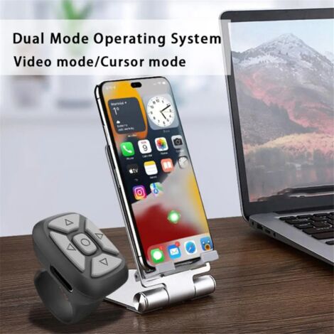 Bluetooth Remote Control Selfie Device Mobile Phone APP Finger Ring Lazy Wireless Controller