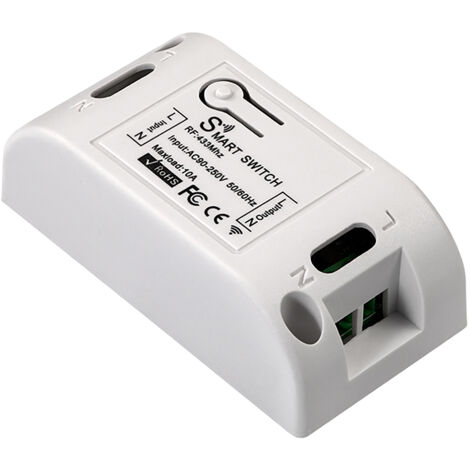 Wi-Fi Wireless Smart Switch Module 230V 10A Remote Control Single ...