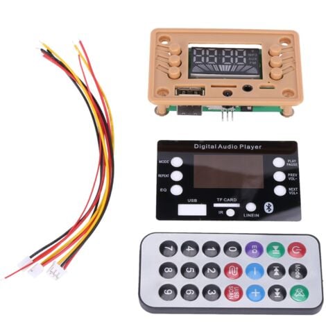 Bluetooth 5.0 MP3 Decoder Board Module with Display 12V Car USB Player ...